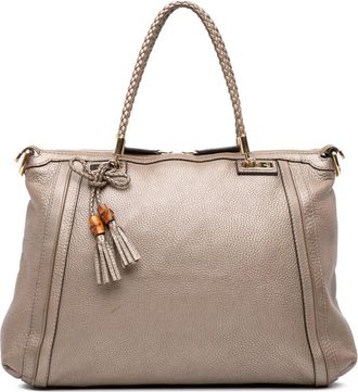 Gucci Hobo Bags - Large Leather Bella Tote - Gr. unisize - in Gold - für Damen