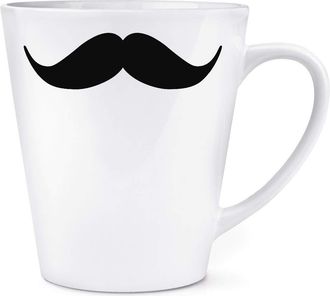 Gift Base Lenker Schnurrbart 12oz Latte Becher Tasse