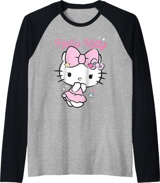 Hello Kitty Charmmy Stars S&uuml;&szlig;e Figur in klassischer Pose Raglan