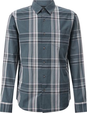 Vince Kariertes Hemd aus Baumwoll-Mix