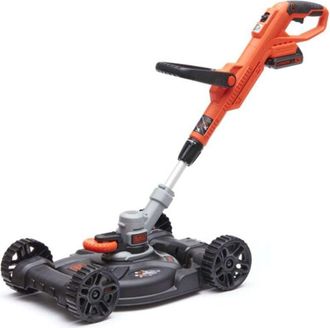Black+Decker Black&decker - black+decker STC1820CM 3in1 Akku 18V 2.0Ah Multi Trimmer Rasenm&auml;her Set Rasentrimmer