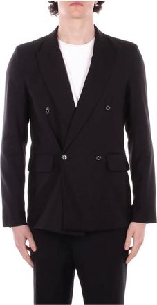John Richmond Homme, Vestes, Noir, Taille: XL Blazer crois&eacute;