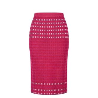 Malo Strick-Bleistiftrock - - Skirts - Damen - Lila - XS