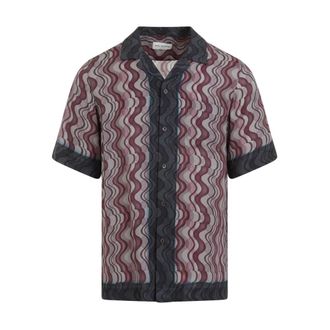 Dries Van Noten Shirt mit geometrischem Print - - Shirts - Herren - Mehrfarbig - L