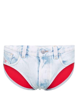 Diesel short de bain Bmbr-Alfie - Bleu