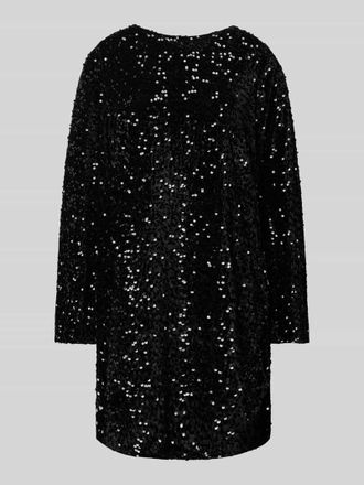 Pieces Regular Fit Paillettenkleid mit Schleife Modell KAM