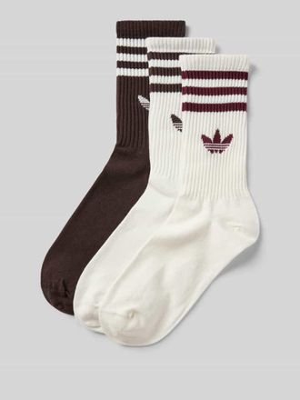 adidas Originals Socken mit Label-Print im 3er-Pack