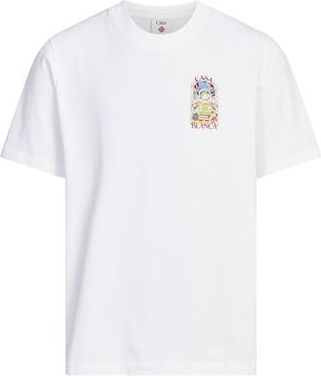 Casablanca T-shirt imprim&eacute; en coton organique