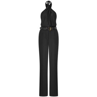 Moschino G&uuml;rtel-Jumpsuit - - Jumpsuits & Playsuits - Damen - Schwarzk - M