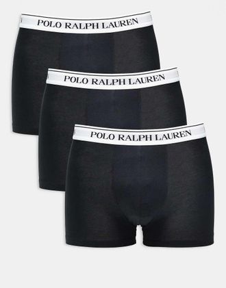 Polo Ralph Lauren 3er-Pack klassische Unterhosen in Schwarz und Wei&szlig;