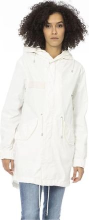 Mr & Mrs Italy Langer Parka mit verstellbarer Kapuze - - Jackets - Damen - Wei&szlig; - L