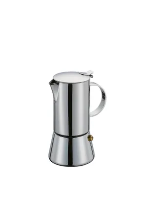 cilio Espressokocher, Edelstahl, Metall, 17.5 cm, Kaffee & Tee, Tee- & Kaffeezubereitung, Kaffeebereiter