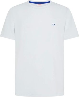 Sun 68 Homme, Tops, Blanc, Taille: M T-Shirt Piquet S/S