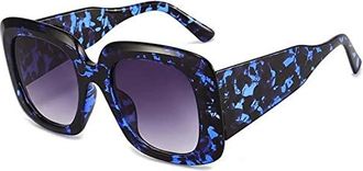 Generic Lunettes de soleil carrées à grand cadre pour femme, photo de rue, vacances, plage, pare-soleil (couleur : G, taille : moyen) 2026, C, Taille unique