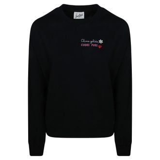 MC2 Saint Barth SweaT-shirt Manches Longues Stardust W - Femme - Sweatshirts et sweats &agrave; capuche - Noir - Taille: 40 FR