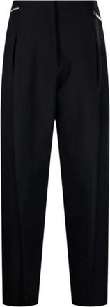 Sportmax Femme, Pantalons, Noir, Taille: 38 FR Cropped Pantalons
