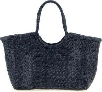 Dragon Diffusion Geflochtene Ledertasche - - Bags - Damen - Blau - ONE SIZE
