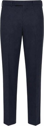 Ermenegildo Zegna Homme, Pantalons, Bleu, Taille: M Pantalon de costume en flanelle de laine
