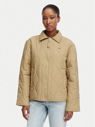 Tommy Jeans &Uuml;bergangsjacke Tjw Coach DW0DW22909 Beige Regular Fit