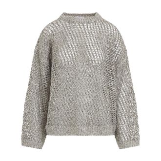 Brunello Cucinelli Damen, Strickwaren, Grau, XSGr&ouml;&szlig;e