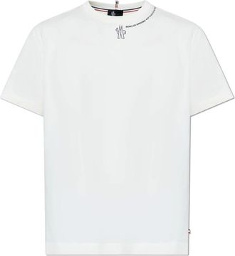 Moncler Homme, Tops, Blanc, Taille: XL T-Shirt Grenoble Day-Namic