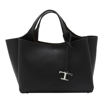 Tod's Tods Hobo Bags - Structured Black Tote Bag - Gr. unisize - in Schwarz - f&uuml;r Damen