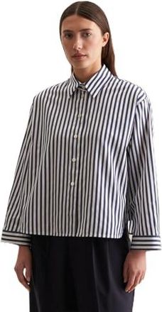 Seidensticker Chemisier pour Femme Blouse, Bleu Marine, 42