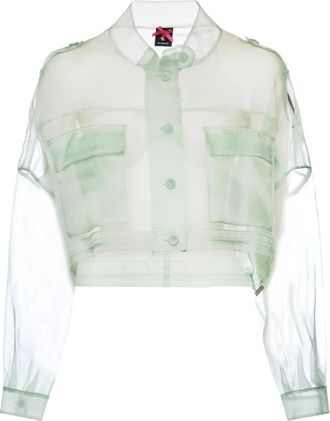 Pinko Pinko, Femme, Blouses et Chemises, Vert, Taille: 36 FR Chemises