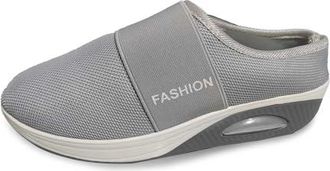 Generic Pantoufles d&eacute;t&eacute; confortables et antid&eacute;rapantes pour femme - Couleur unie - Maille fine - 2026, gris, 36.5 EU