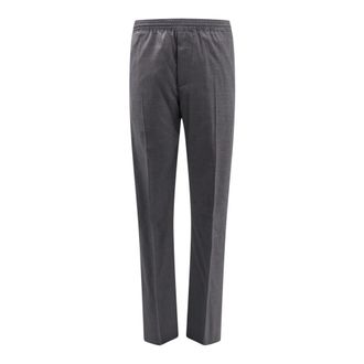 Givenchy Leather Hosen - - Trousers - Herren - Grau - L
