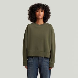 G-Star Biker Zip Sweater - Gr&uuml;n - Damen