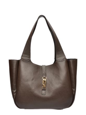 Roberta M Kastanienbraun Rindsledertasche