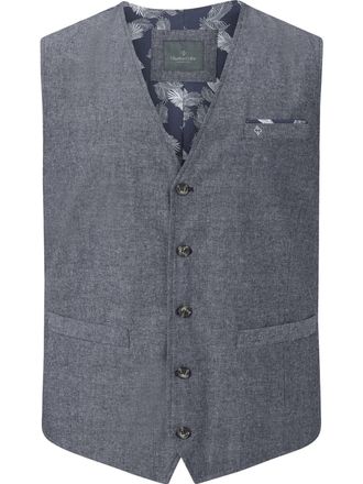 Charles Colby Herren Weste Duke Daniel dunkelblau, 4XL (XXXXL) - 68