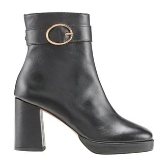 Cosmoparis Femme, Chaussures, Noir, Taille: 39 EU Bottine Talon Noir Craquel&eacute; PIA