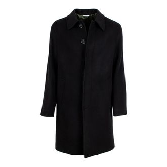 Manuel Ritz Manteau Crois&eacute; - Homme - Manteaux - Noir - Taille: S
