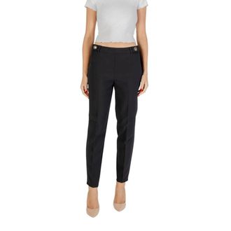 Only High Waist Wide Leg Hosen - - Trousers - Damen - Schwarzk - L L32