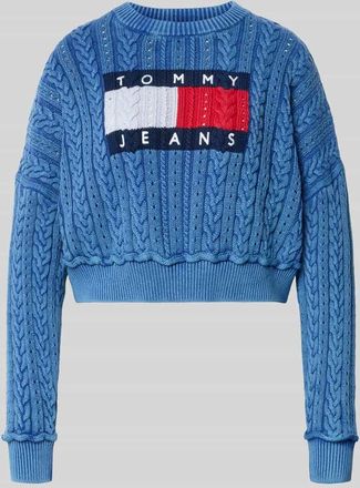 Tommy Jeans Regular Fit Pullover aus reiner Baumwolle