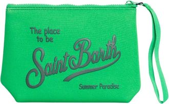 MC2 Saint Barth Homme, Sacs, Vert, Taille: ONE Size Aline Scuba Classic Pochette
