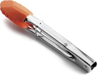 Lacor 64432 Zange, Silikon, orange, 18 x 3 x 2 cm