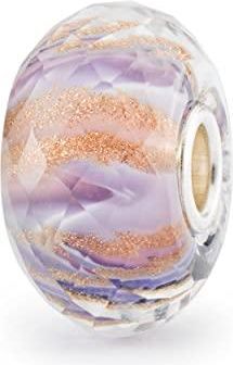 Trollbeads Mélodie en verre violet TGLBE-30101, taille unique, Verre, verre