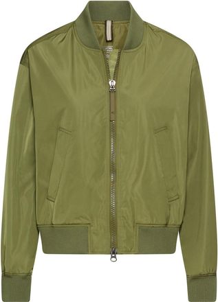 Camel Active Damen Bomberjacke mit 2-Wege-Reißverschluss Oliv, womenswear-48