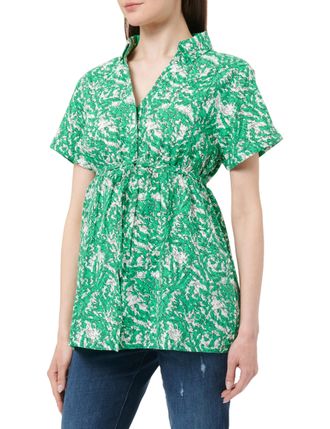 Esprit Blouse Nursing Short Sleeve Allover Print