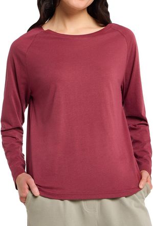 Elbsand Tinna Damen Langarm T-Shirt, Longsleeve Shirt, breiter Ausschnitt, locker geschnitten