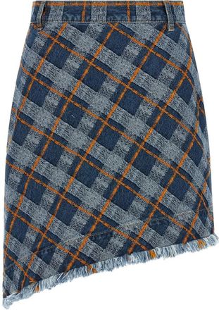 Vivienne Westwood Femme, Jupes, Bleu, Taille: W27 Sailor Mini Skirt