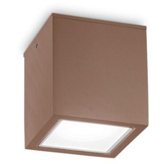Ideal Lux Downlight ext&eacute;rieur mont&eacute; en surface Coffee IP54, GU10
