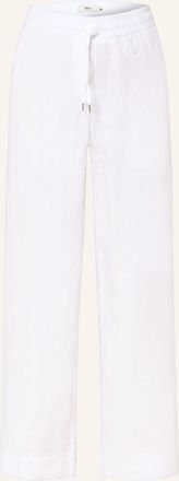 Brax Brax Marlenehose Farina Aus Leinen weiss