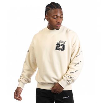 Off-white Off White - Skate 23 Sweatshirt f&uuml;r Herren, Rundhalsausschnitt (Hellbeige)