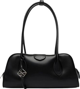 Calvin Klein Femme, Sacs, Noir, Taille: ONE Size Sac bandouli&egrave;re multi-compartiments