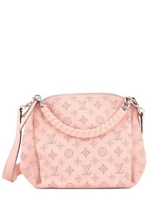 Louis Vuitton Babylone Handbag Mahina Leather BB hobo bag - Rosa