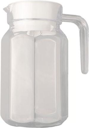 Generic Pichet en plastique PC de 1,1 l/0,8 l/0,5 L avec design &eacute;pais et r&eacute;sistant aux chutes pour servir de leau, des boissons gazeuses ou des boissons chaud